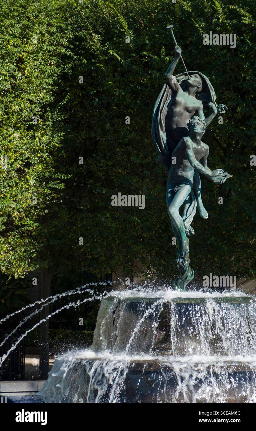Bronze sculpture The Birth of Apollo by Casey Eskridge, Schermerhorn ...