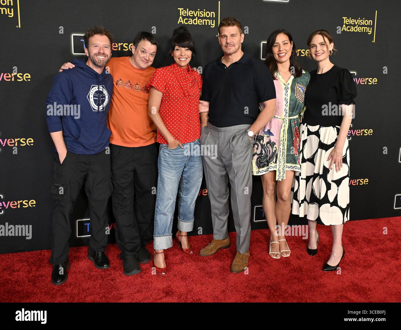 Los Angeles, USA. 16th Aug, 2025. T.J. Thyne, Eric Millegan Tamara ...