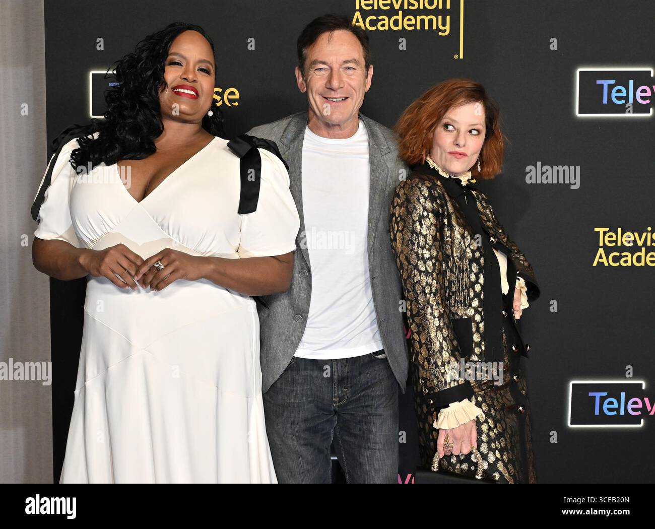 Los Angeles, USA. 16th Aug, 2025. Natasha Rothwell, Jason Isaacs and ...
