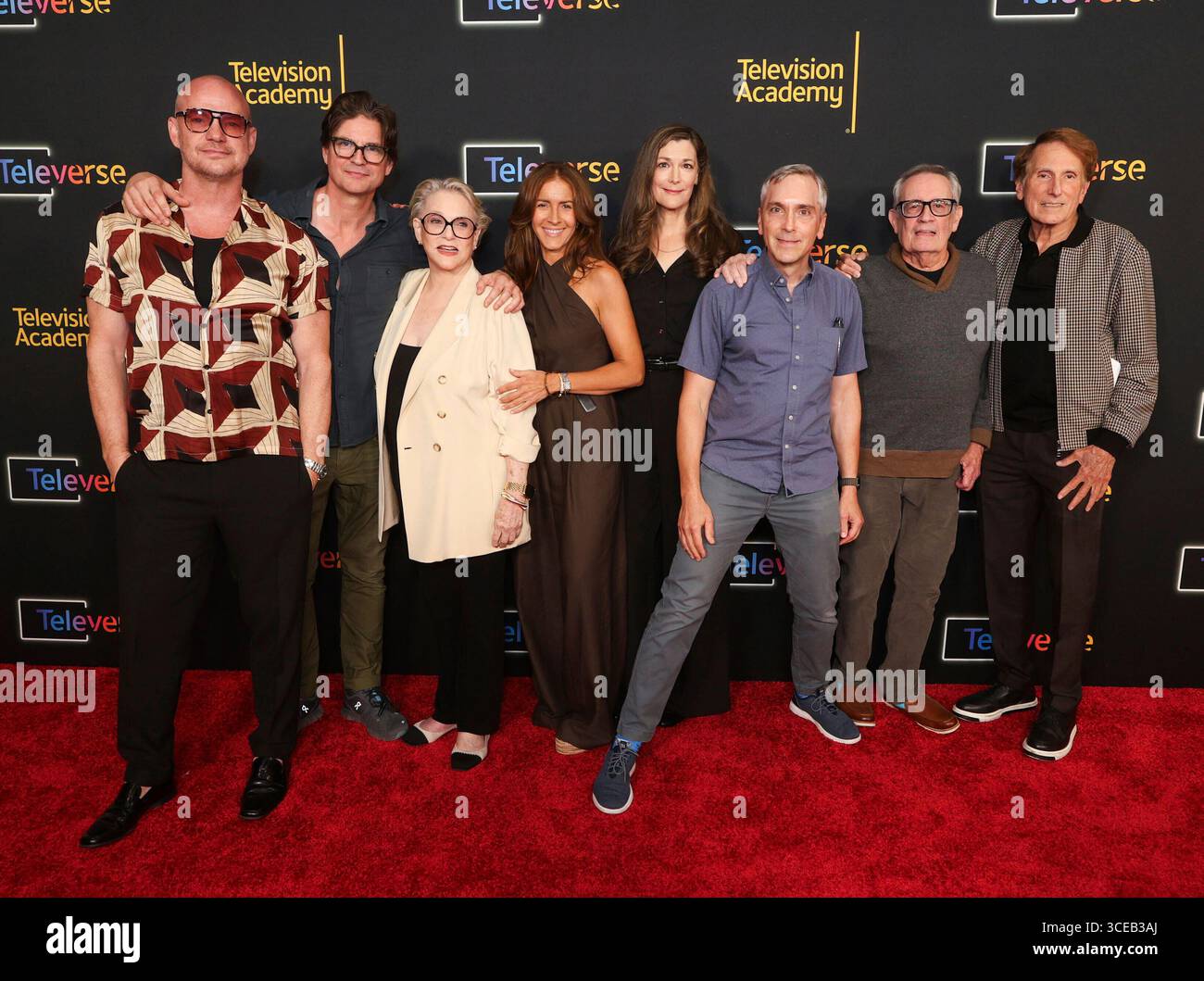 Peter Paige, left, Gale Harold, Sharon Gless, Michelle Cline, Thea Gill ...