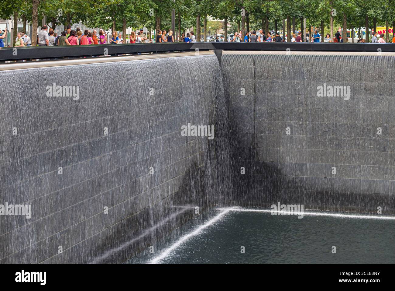 911 South Tower Pool at the National September 11 Memorial & Museum ...