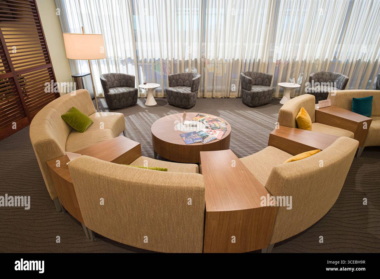 Hawaiian airlines international first class lounge at the Honolulu ...