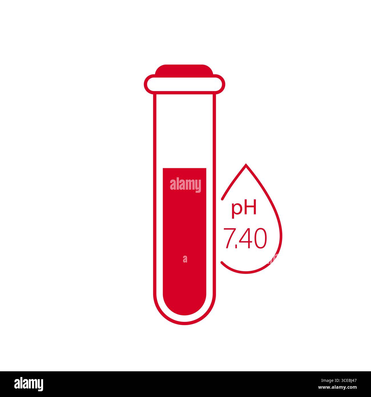 Ph level icon outline hi-res stock photography and images - Alamy