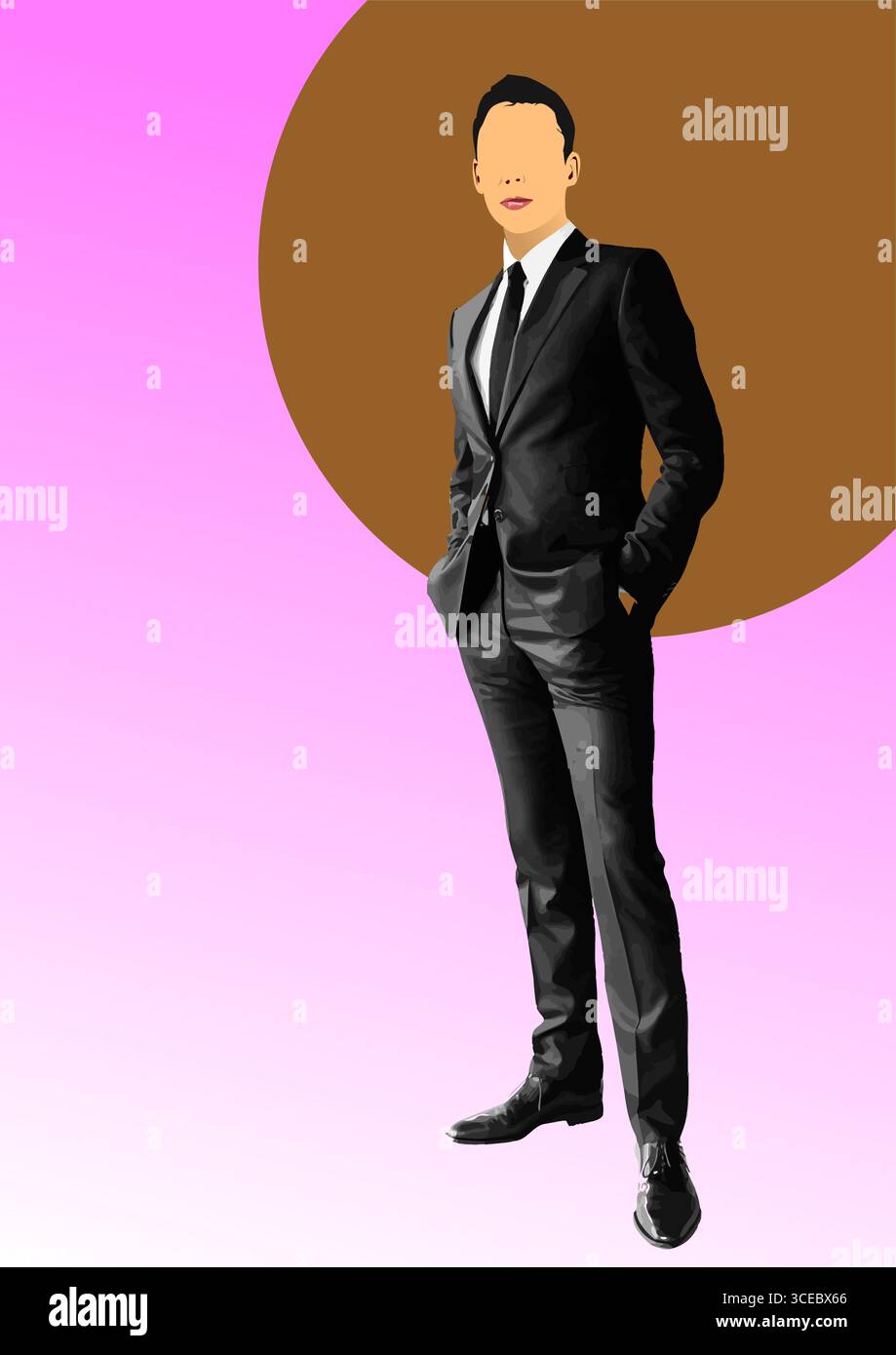 Man crossed hand on Stock Vector Images - Alamy