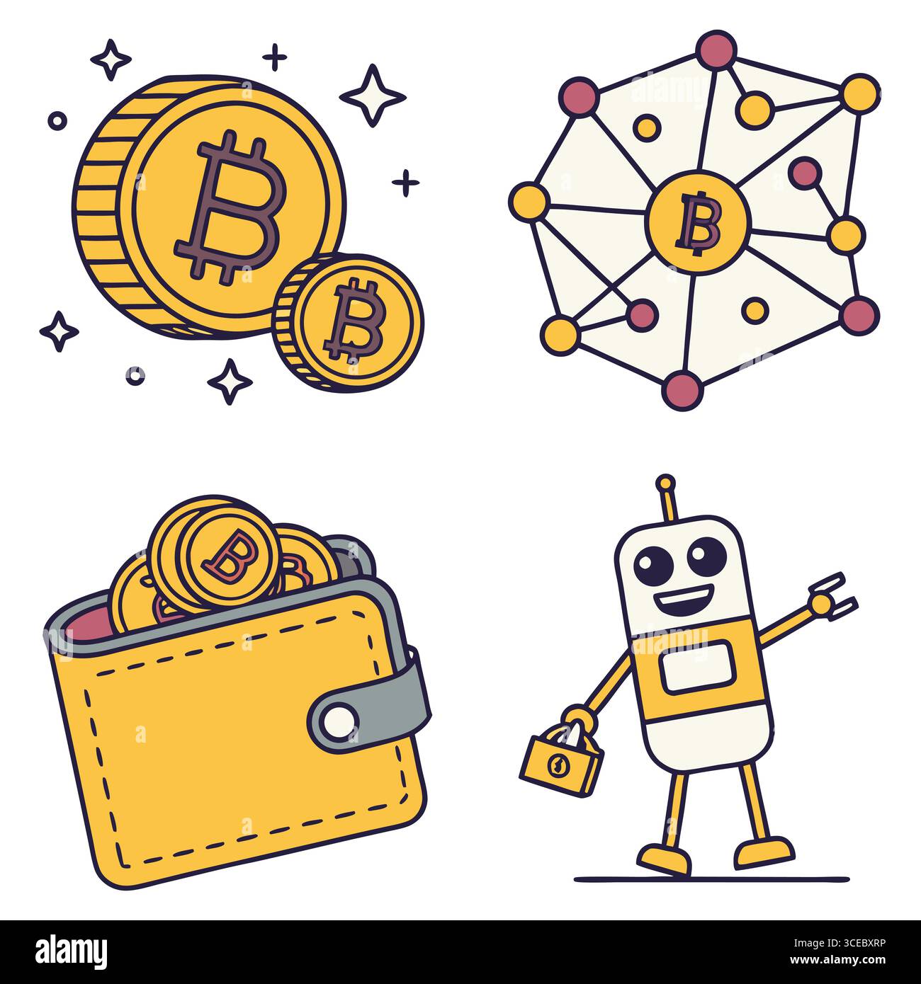 Digital monetary system Stock Vector Images - Alamy