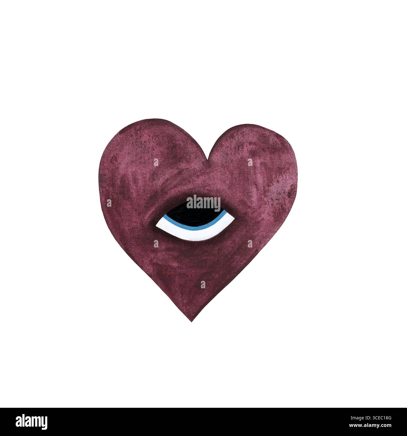 Burgundy eye shadow Cut Out Stock Images & Pictures - Alamy