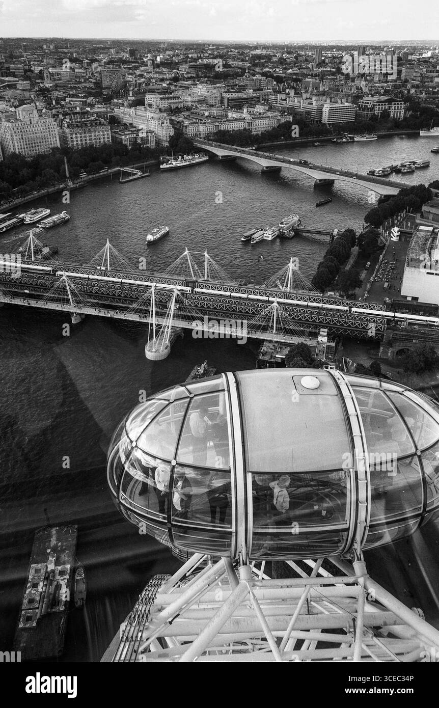 View looking over north East London and the River Thames, from The ...