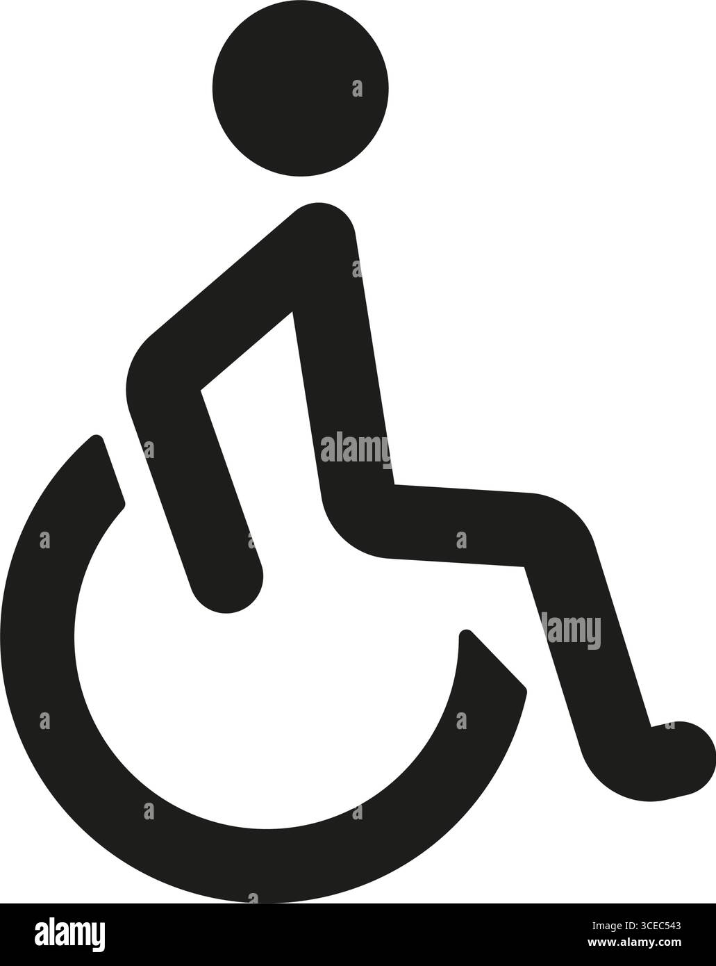 Wheelchair Accessibility Solid Icon. Disability Access, Mobility Assistance, And Inclusive ...