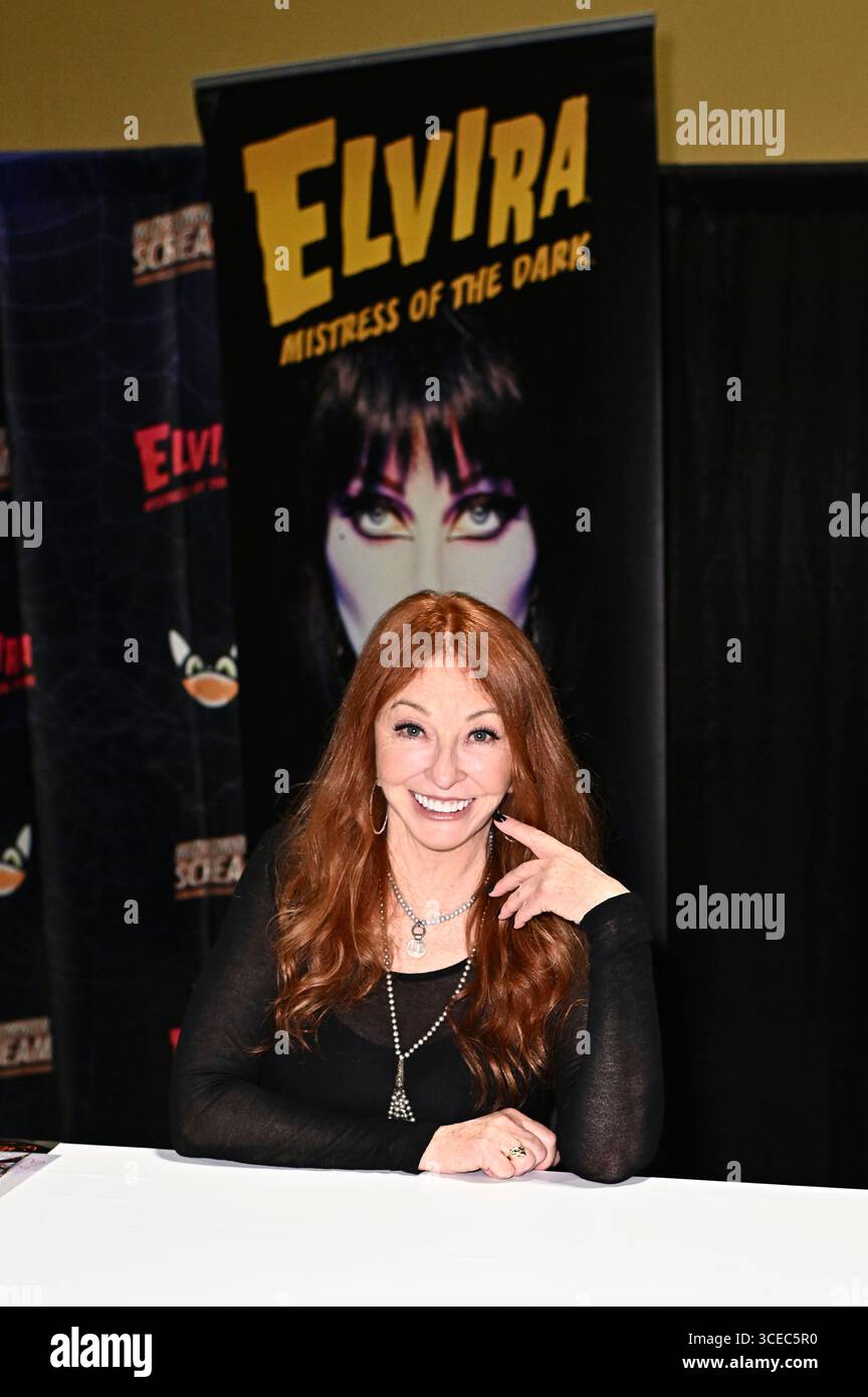Cassandra Peterson / Elvira auf der Midsummer Scream - Halloween ...