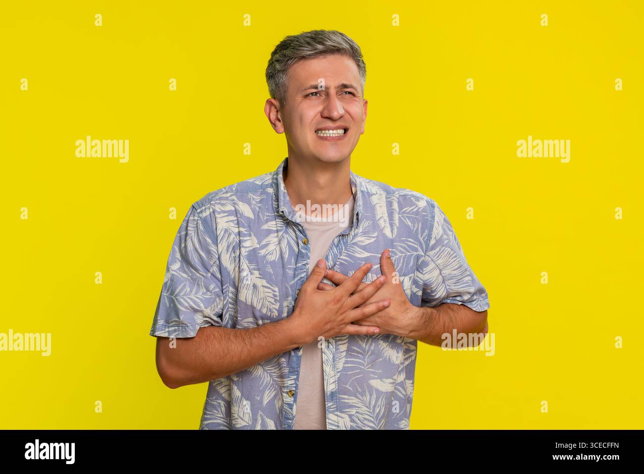 Young guy suffering sharp chest hi-res stock photography and images - Alamy