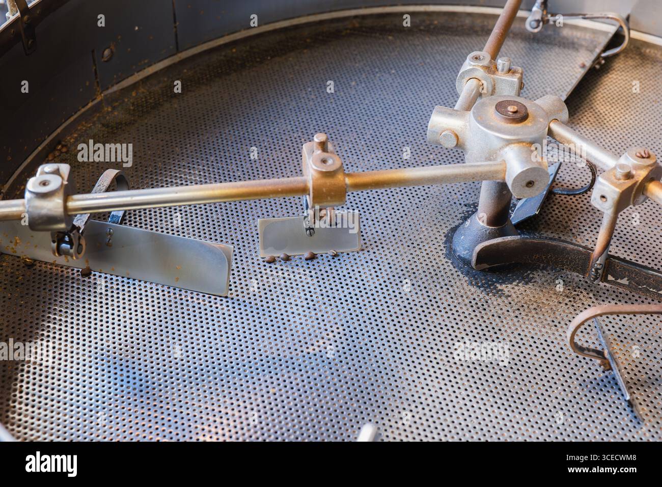 Rotating detail coffee roasting machine hi-res stock photography and ...