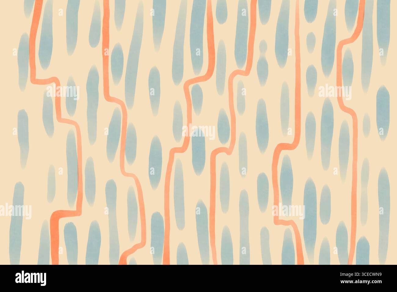Playful pattern of elongated shapes hi-res stock photography and images ...