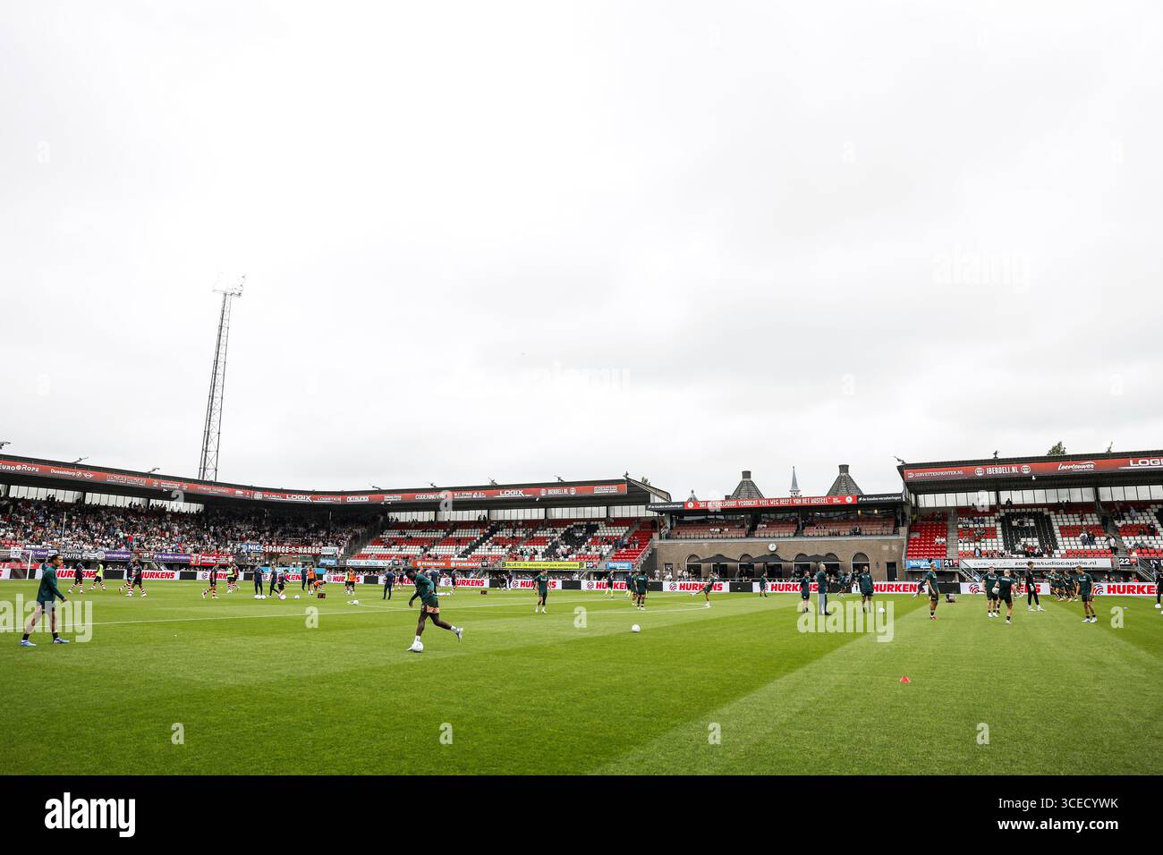 ROTTERDAM - Overview of the stadium during the Dutch Eredivisie match ...
