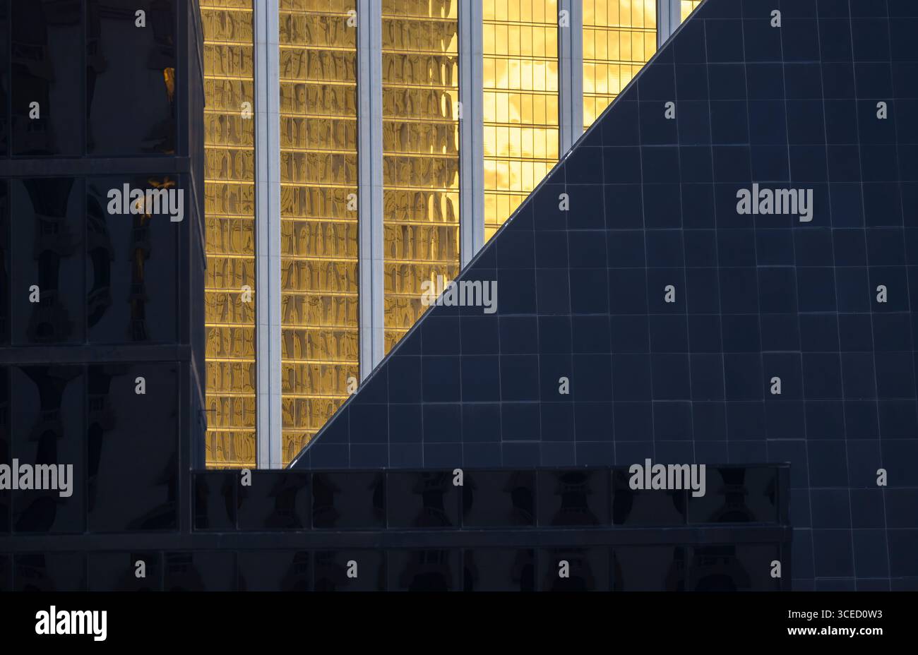 A visually striking composition of modern architecture in Las Vegas ...