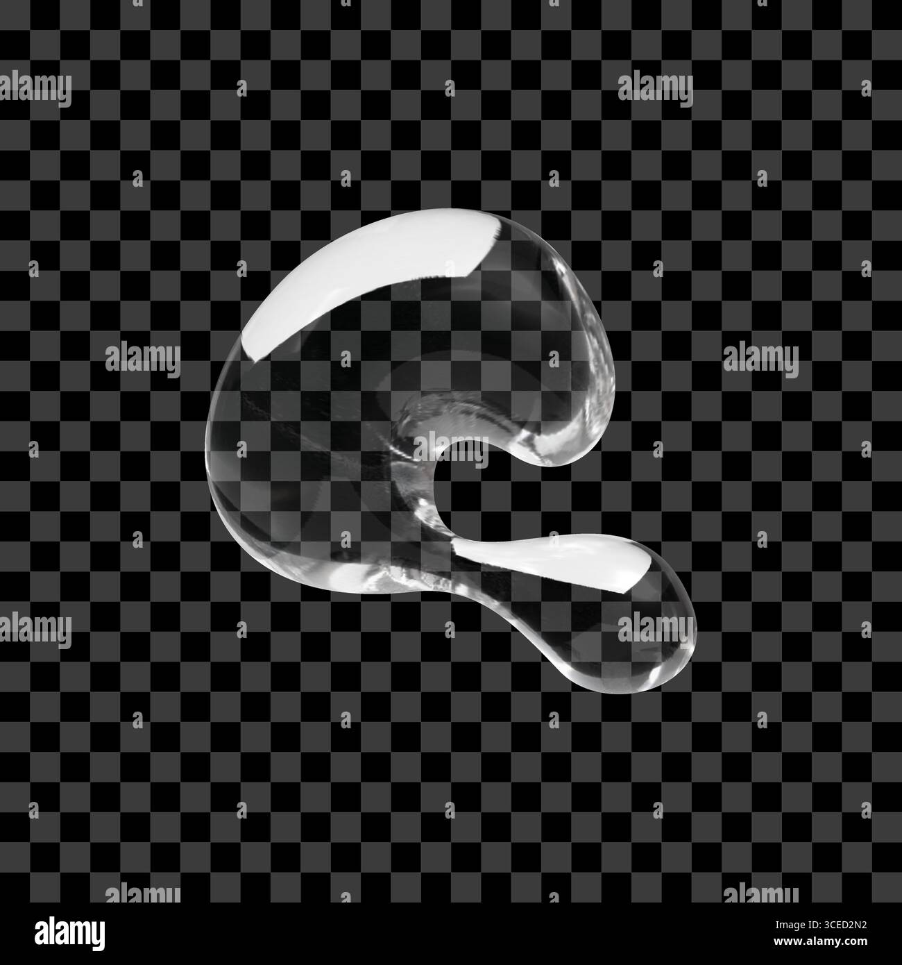 3d render shape surface reflection Stock Vector Images - Alamy