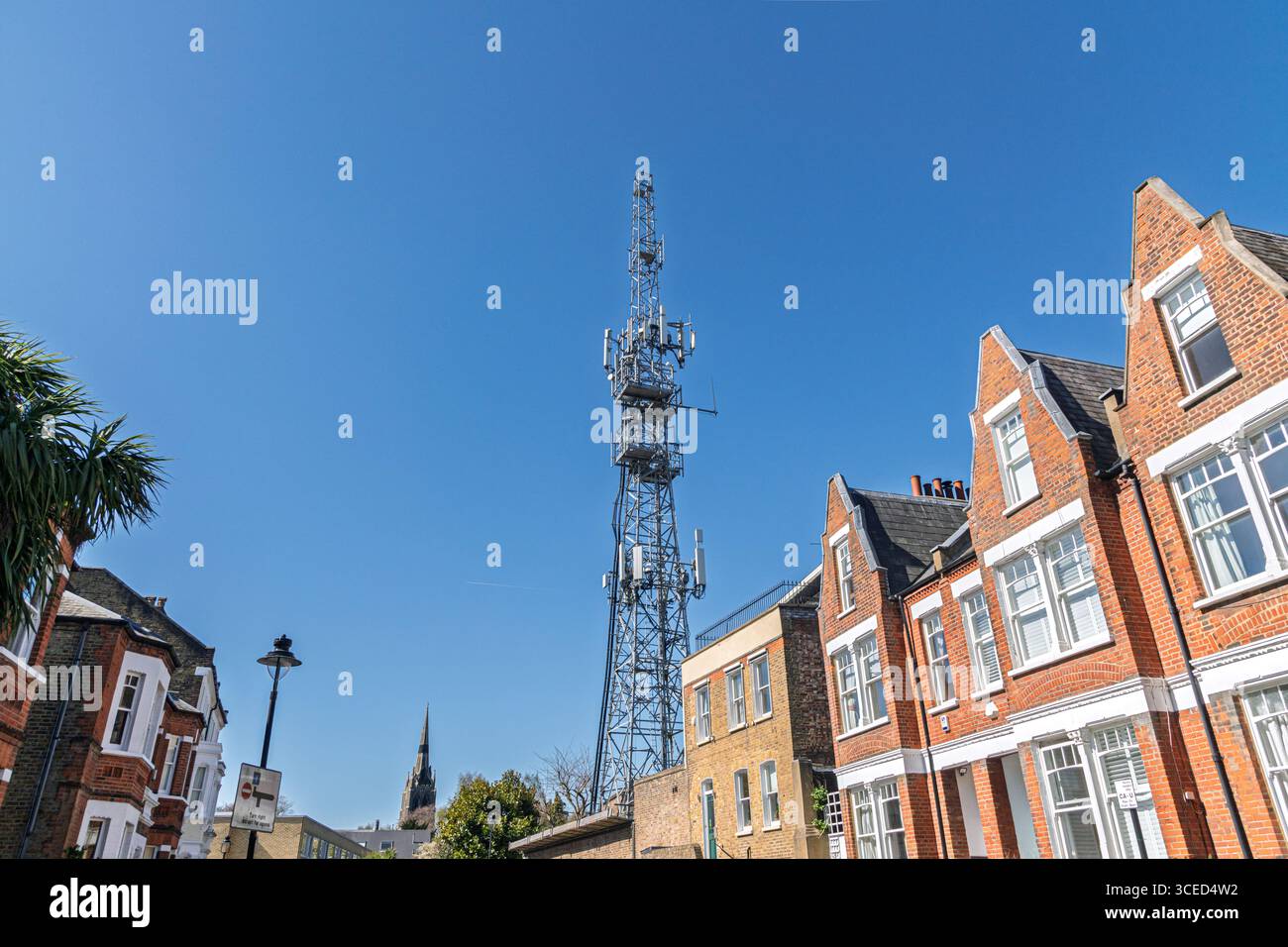 Cellphone communications tower, Highgate, London Stock Photo - Alamy