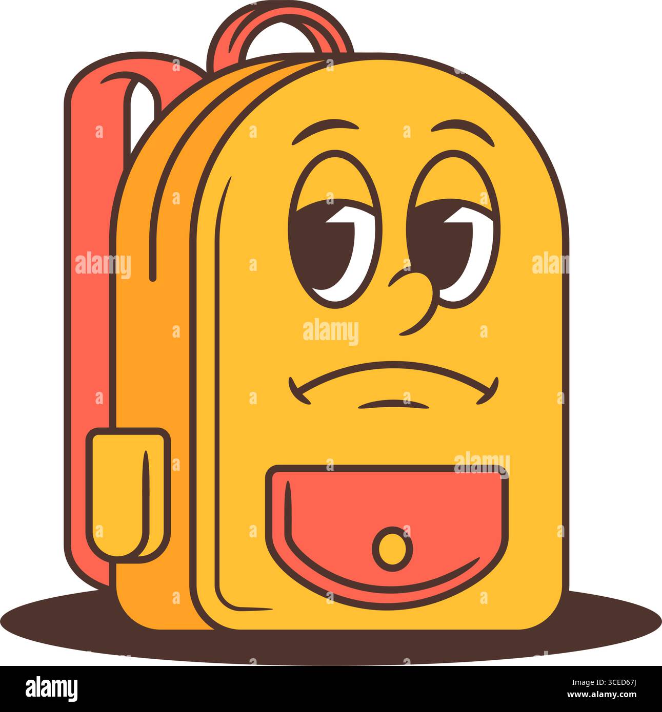 Child backpack tired Stock Vector Images - Alamy