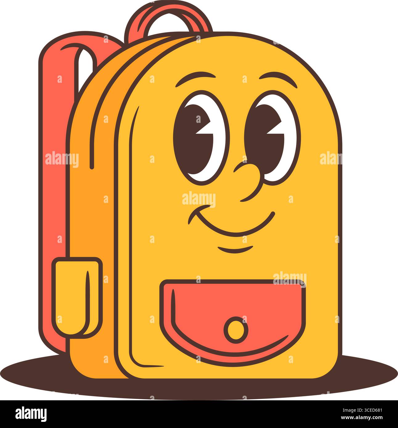 Excited face student school Stock Vector Images - Alamy