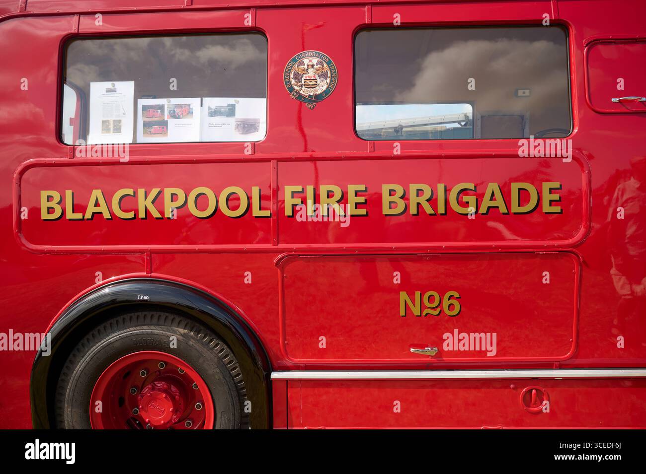 Lytham wartime festival 2025. Blackpool Corporation fire engine number ...