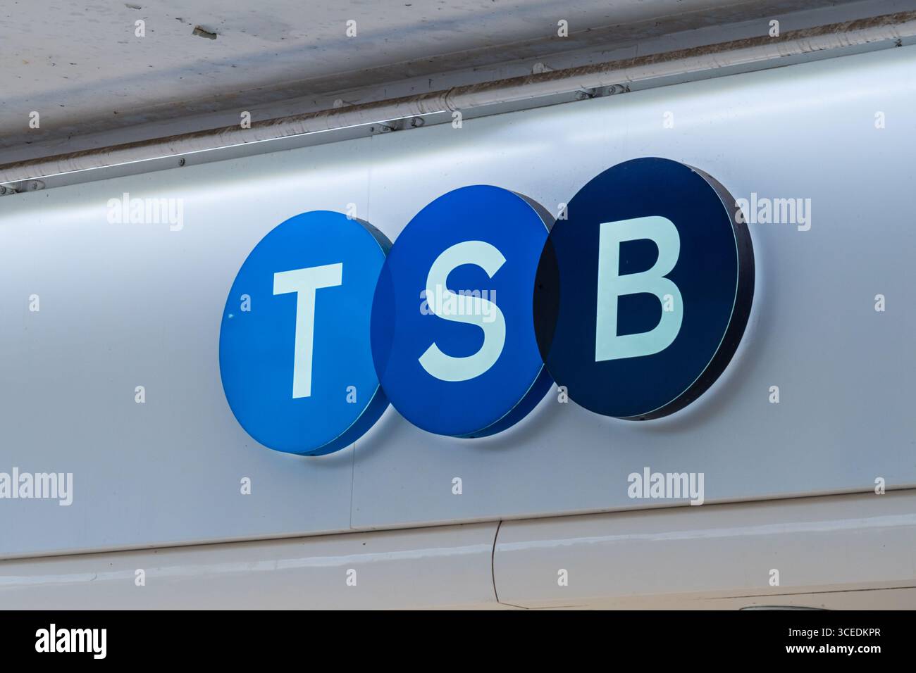 Wolverhampton, UK - August 13th 2025: External signage of TSB, a UK ...