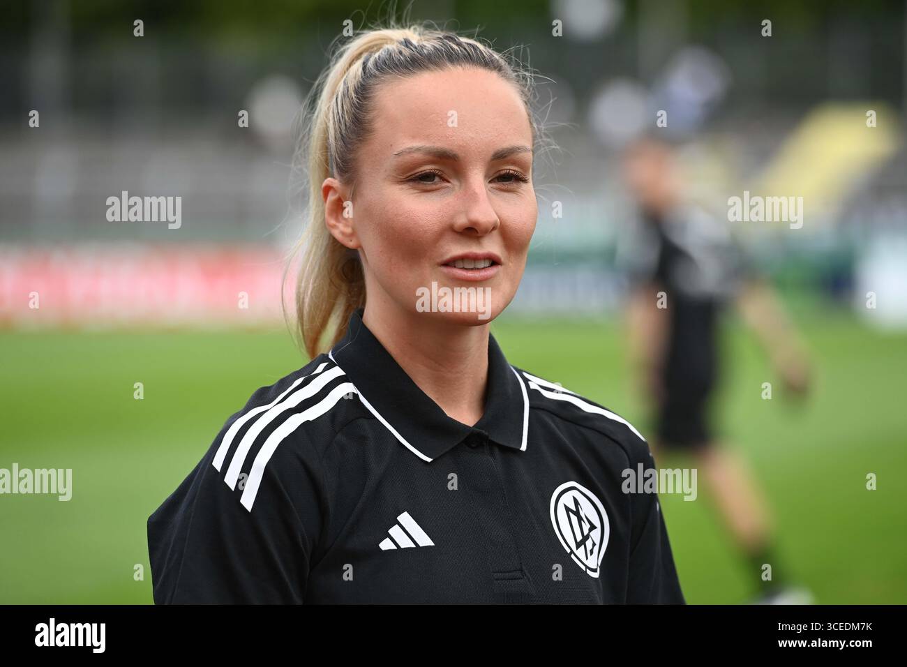 referee Fabienne MICHEL Football, DFB Cup, 1st main round, SV Atlas ...