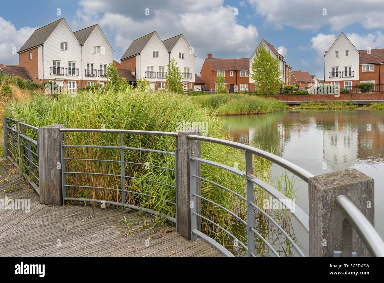 The Bedfordshire new development town of Wixams Stock Photo - Alamy