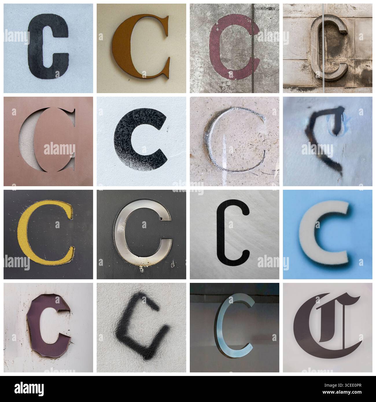 Capital letter c Cut Out Stock Images & Pictures - Alamy