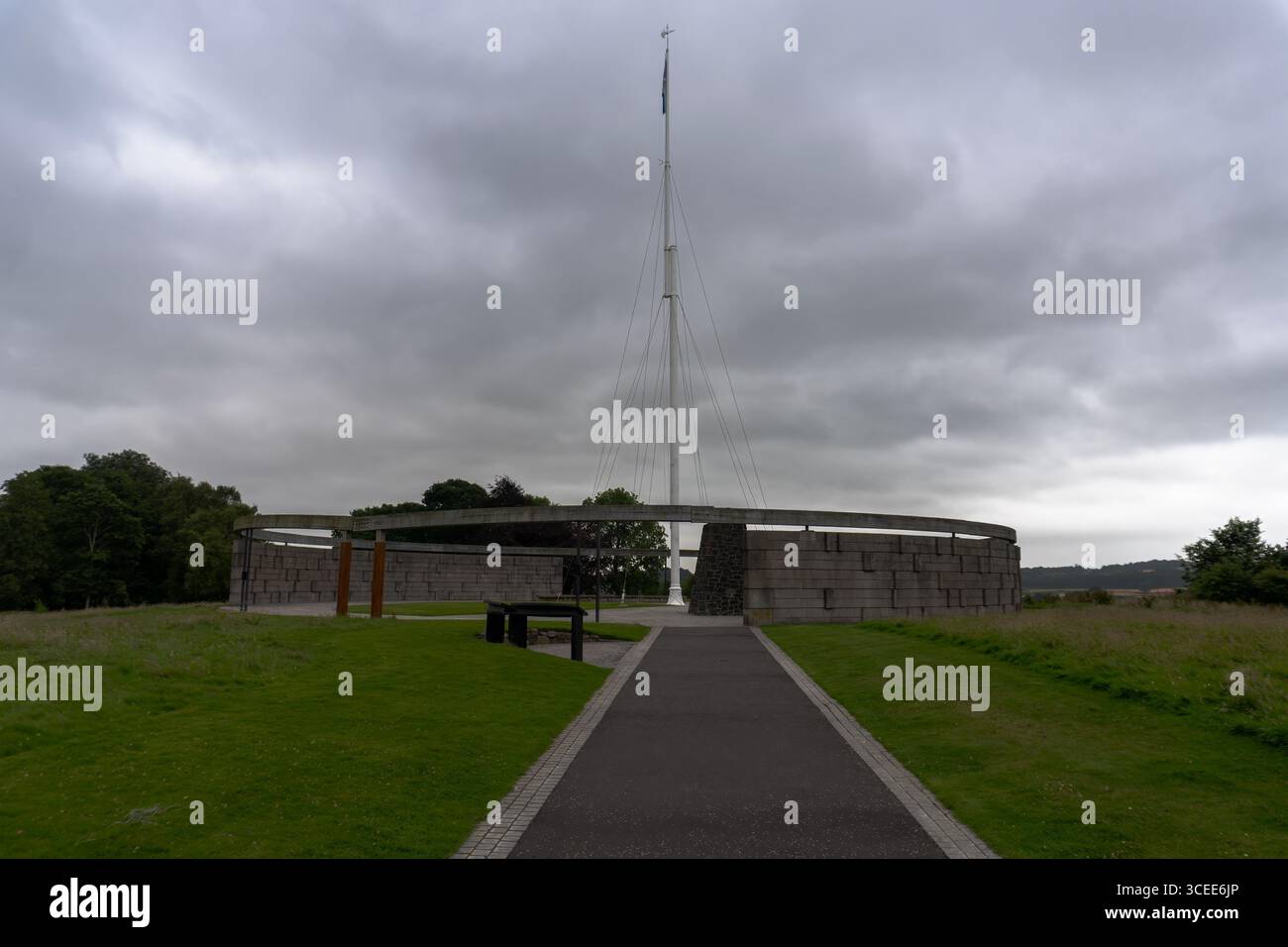 The monument commemorating the Battle of Bannockburn in Stirling ...