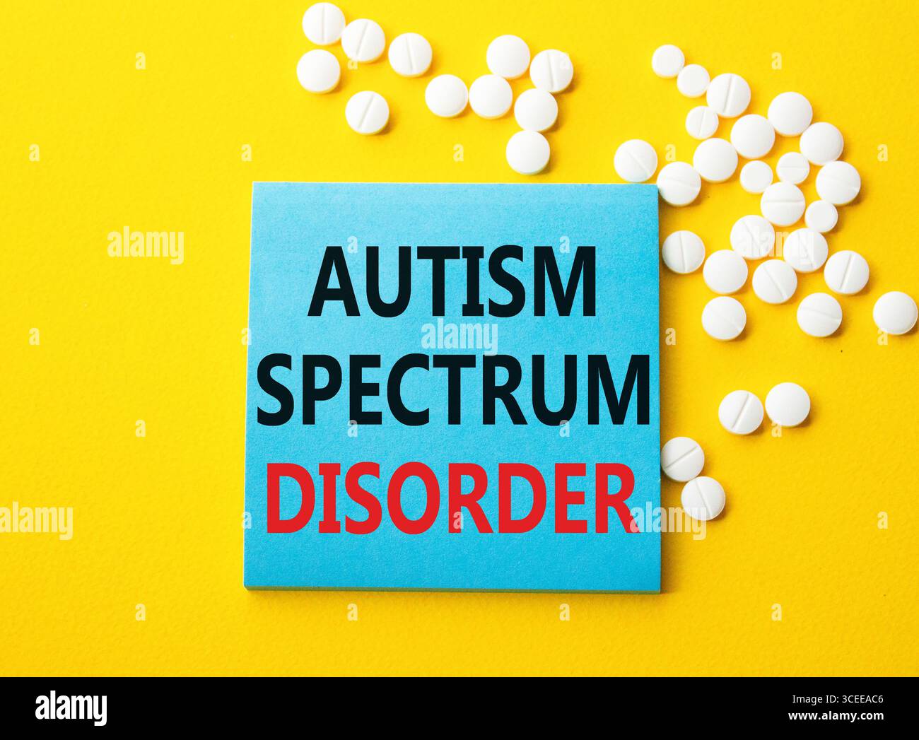 Autism Spectrum Disorder symbol. Concept word Autism Spectrum Disorder ...