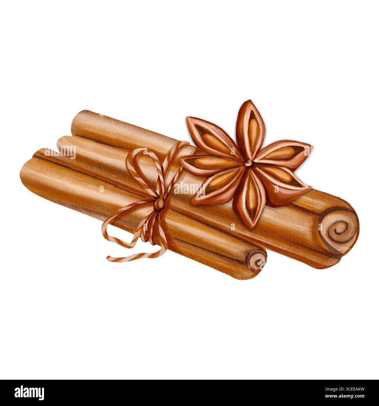 Tea cinnamon in autumn Cut Out Stock Images & Pictures - Alamy