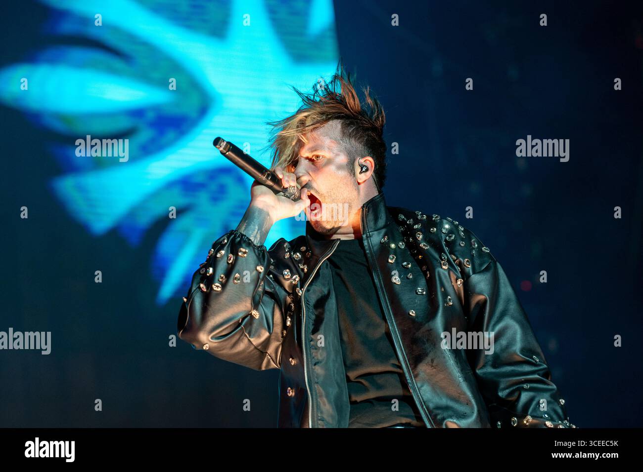 June 19, 2025: Kevin Ratajczak of Electric Callboy performs at the ...