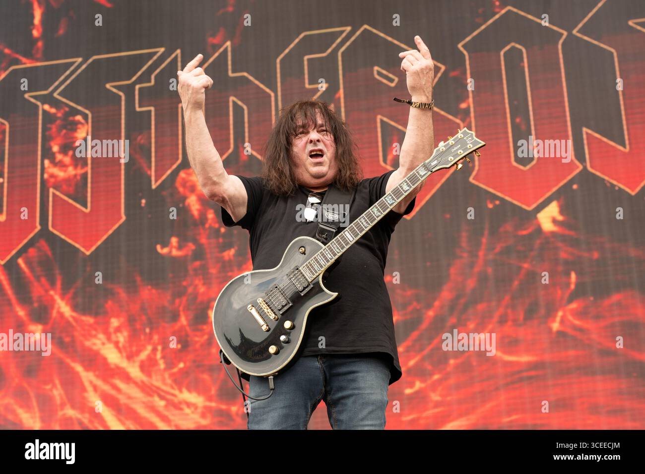 June 21, 2025: former Manowar guitarist Ross The Boss performs at the ...