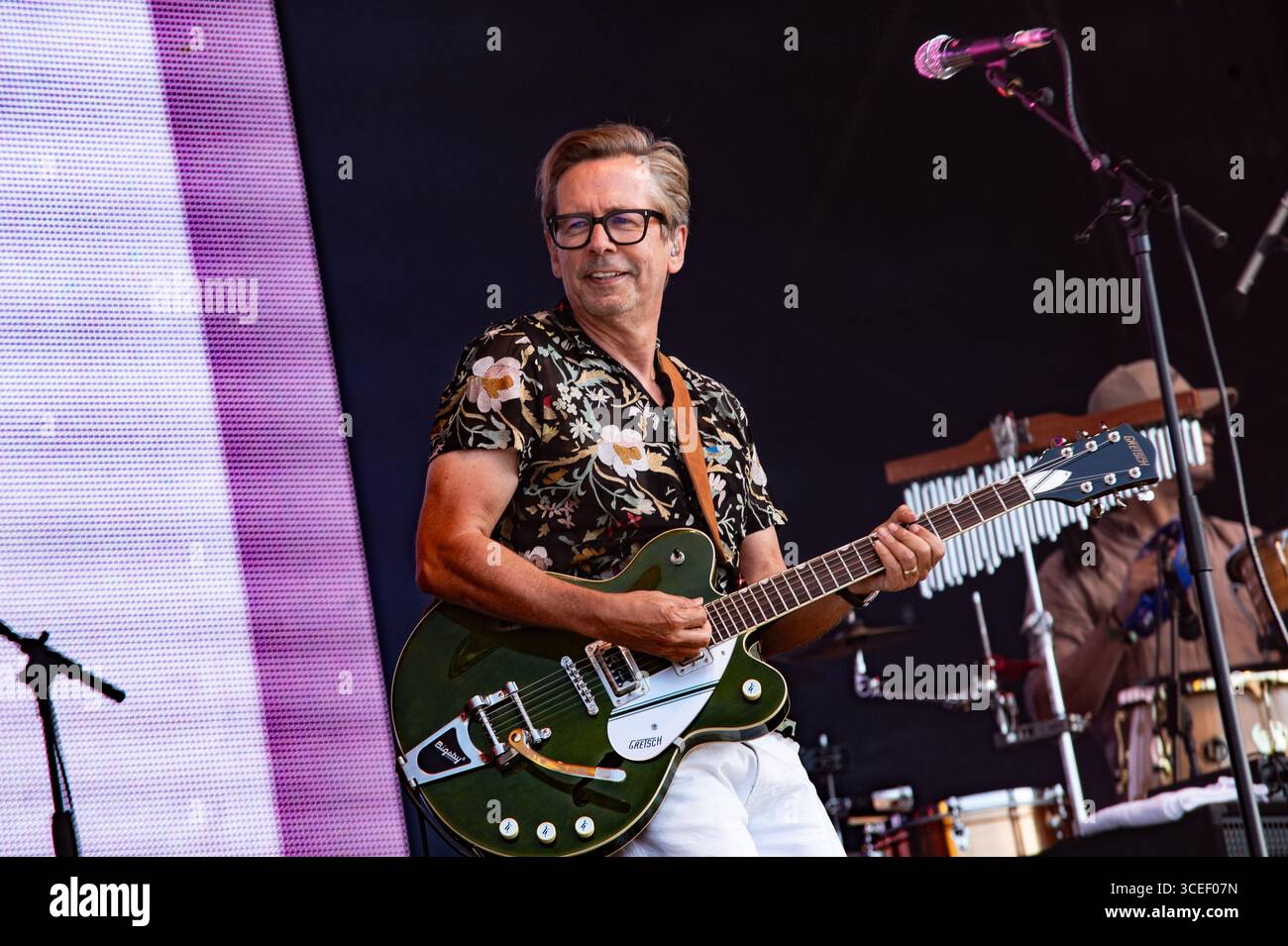 Henley-on-Thames, England. 17th August 2025. Nick Heyward perorms with ...