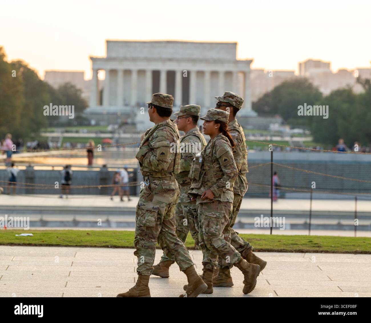 Beautiful view lincoln memorial in hi-res stock photography and images ...