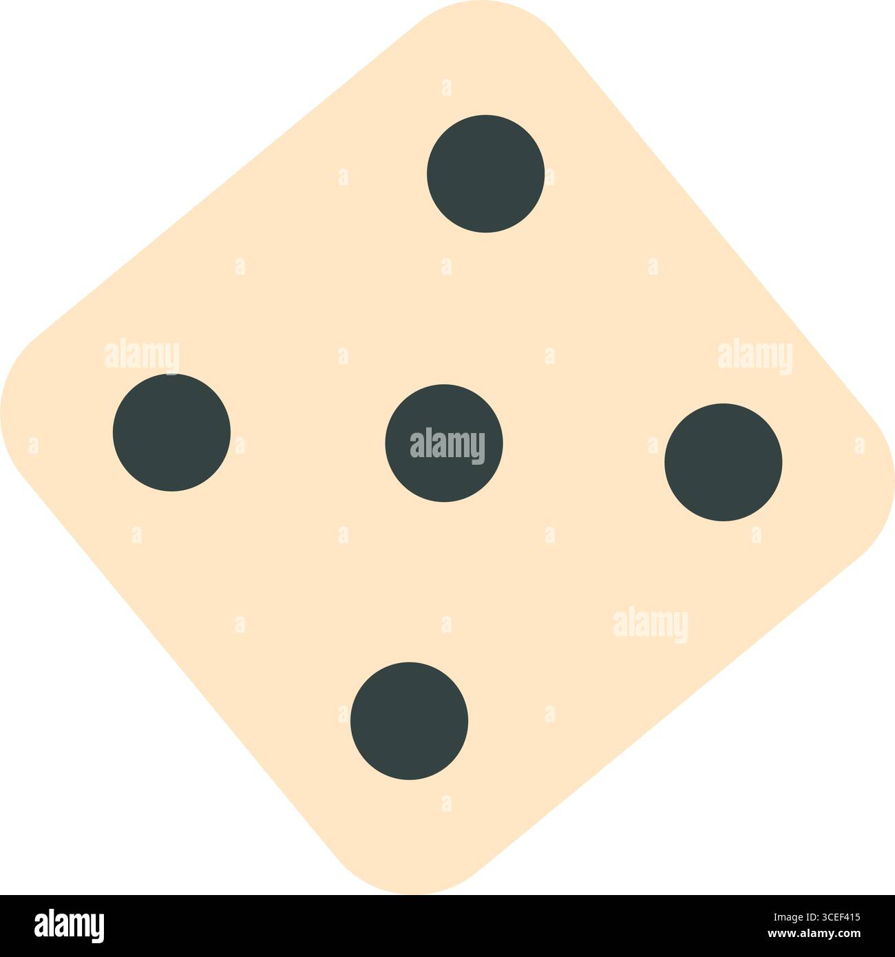 Playing card dice concept Stock Vector Images - Alamy