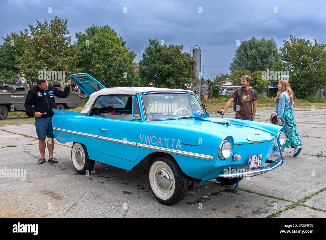 Amphicar Model 770, sixties oldtimer amphibious vehicle / 1960s vintage ...