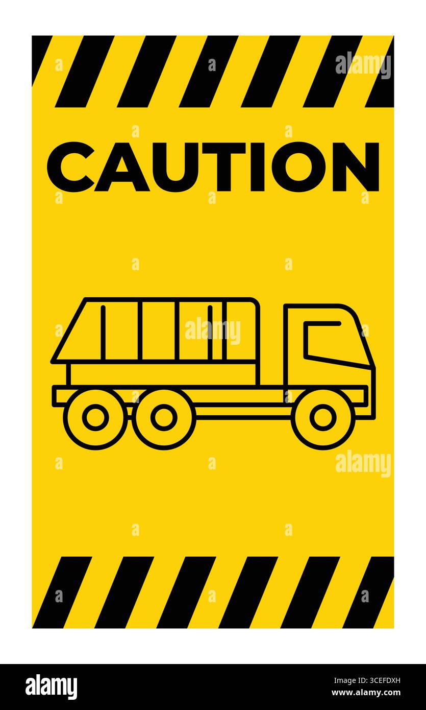 Workers load a truck Stock Vector Images - Alamy