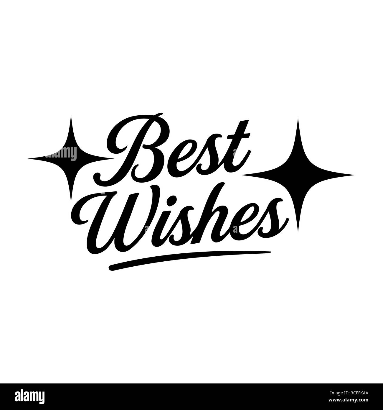 Best wishes card banner Stock Vector Images - Alamy