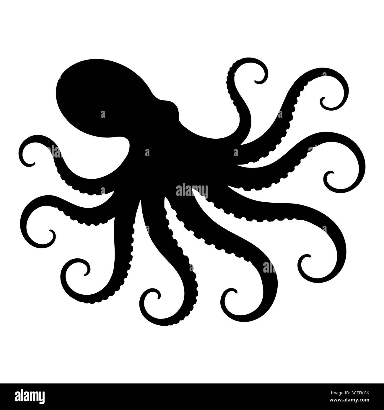 Black marine silhouette Cut Out Stock Images & Pictures - Alamy