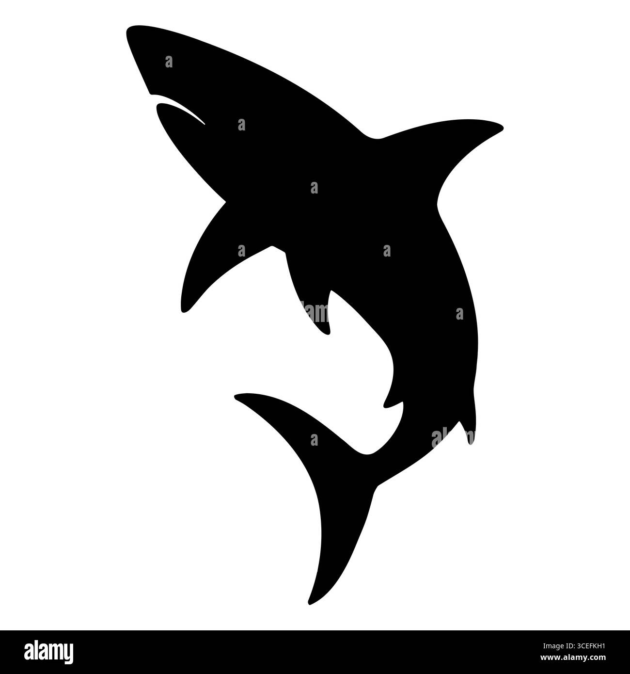 Shark print design Black and White Stock Photos & Images - Alamy