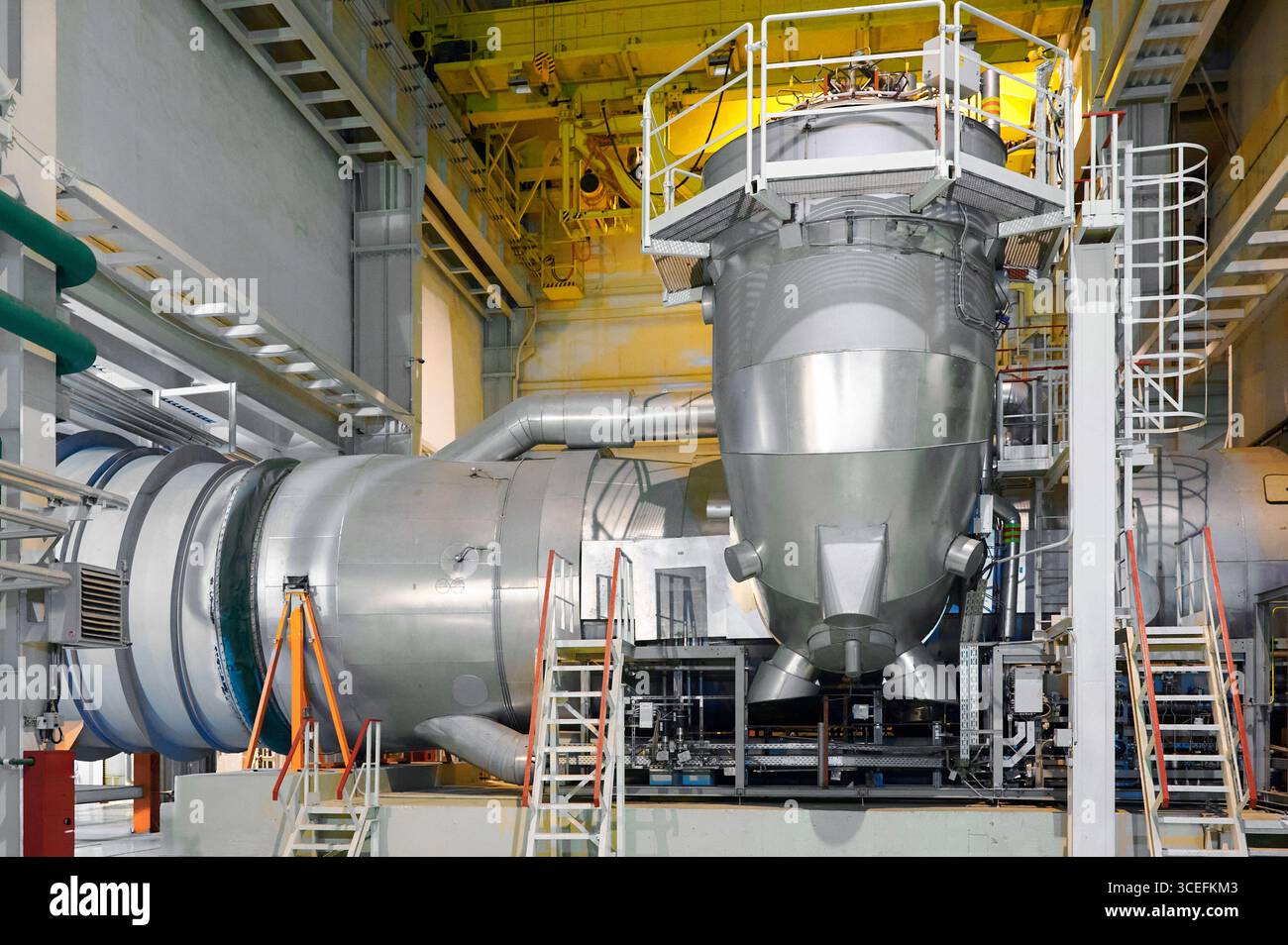 Flue gas duct system and components in an industrial power plant ...