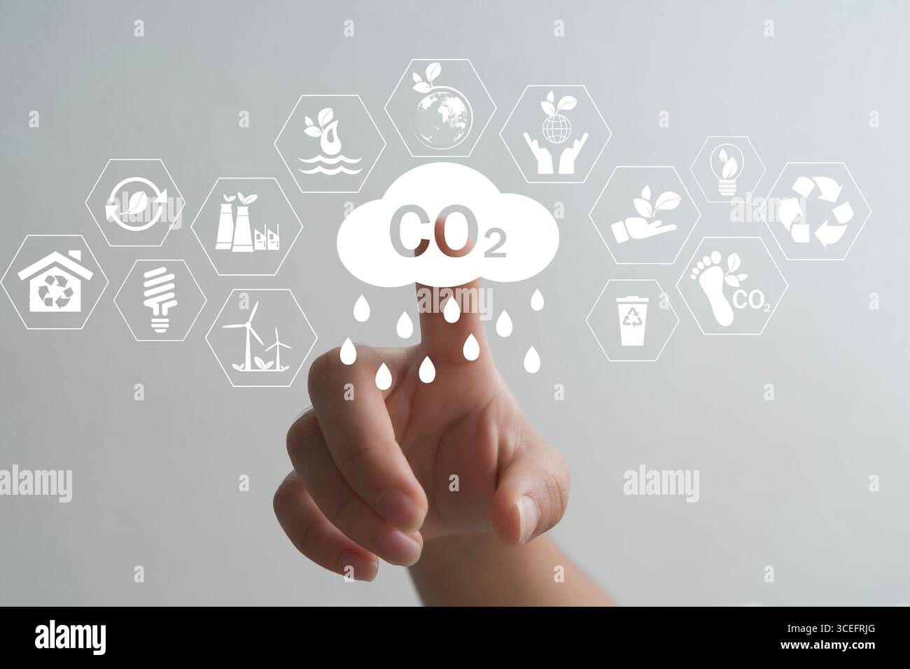 Co2 cloud icons hi-res stock photography and images - Alamy