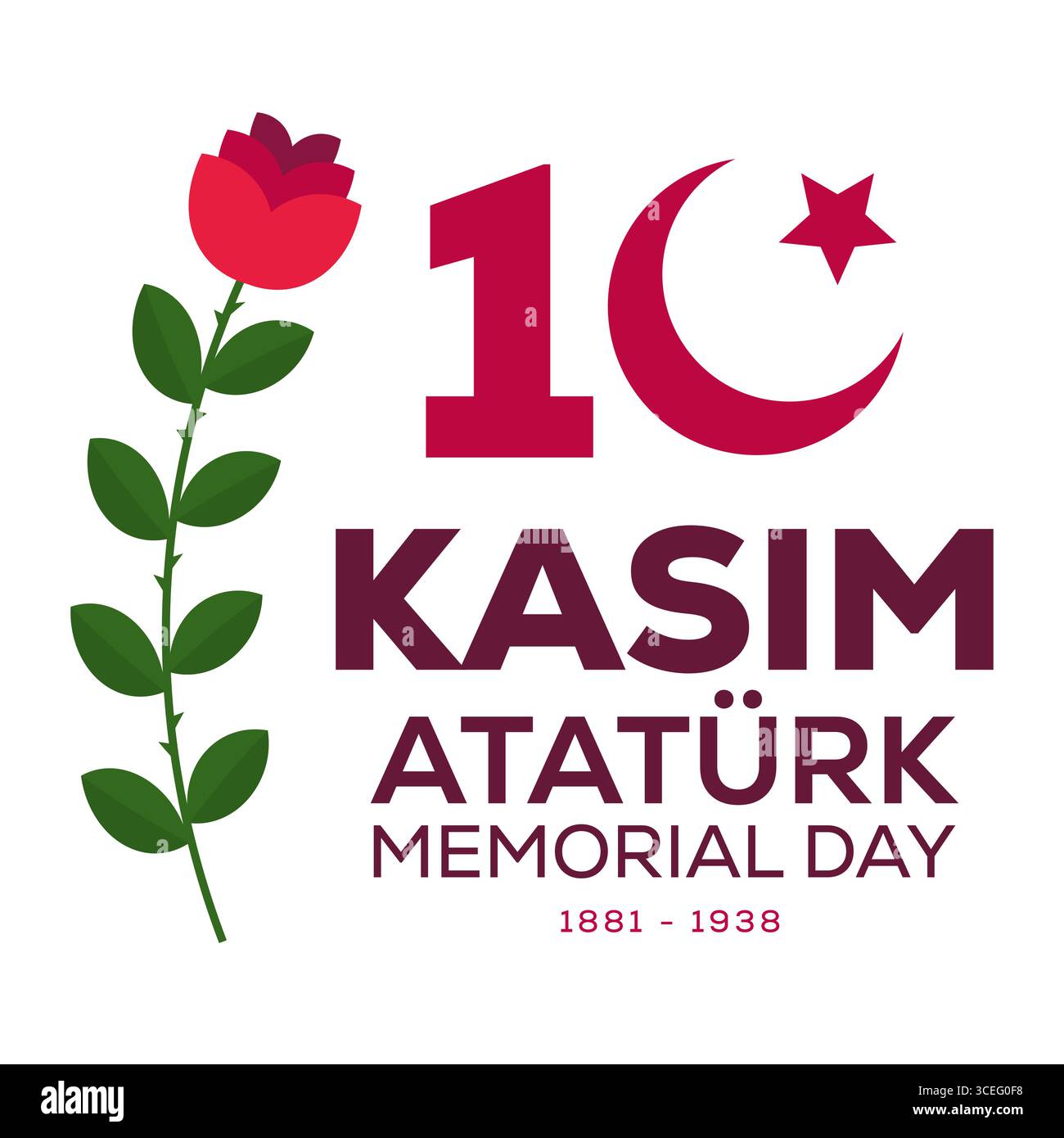 10th november memorial day Stock Vector Images - Alamy