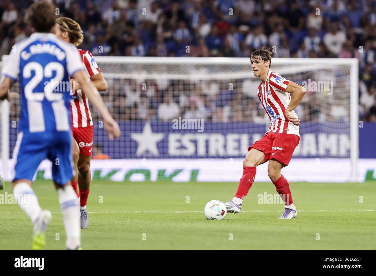 Robin Le Normand of Atletico de Madrid during the Spanish championship ...