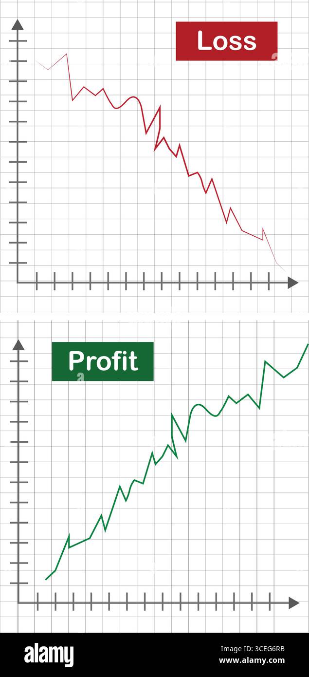 Chart decline Stock Vector Images - Alamy