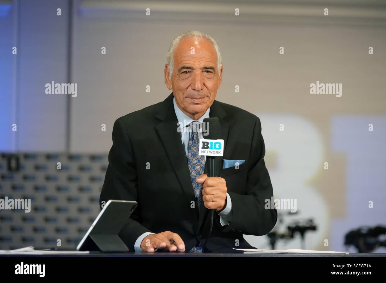 Big Ten Network analyst Gerry DiNardo during Big Ten Football Media ...