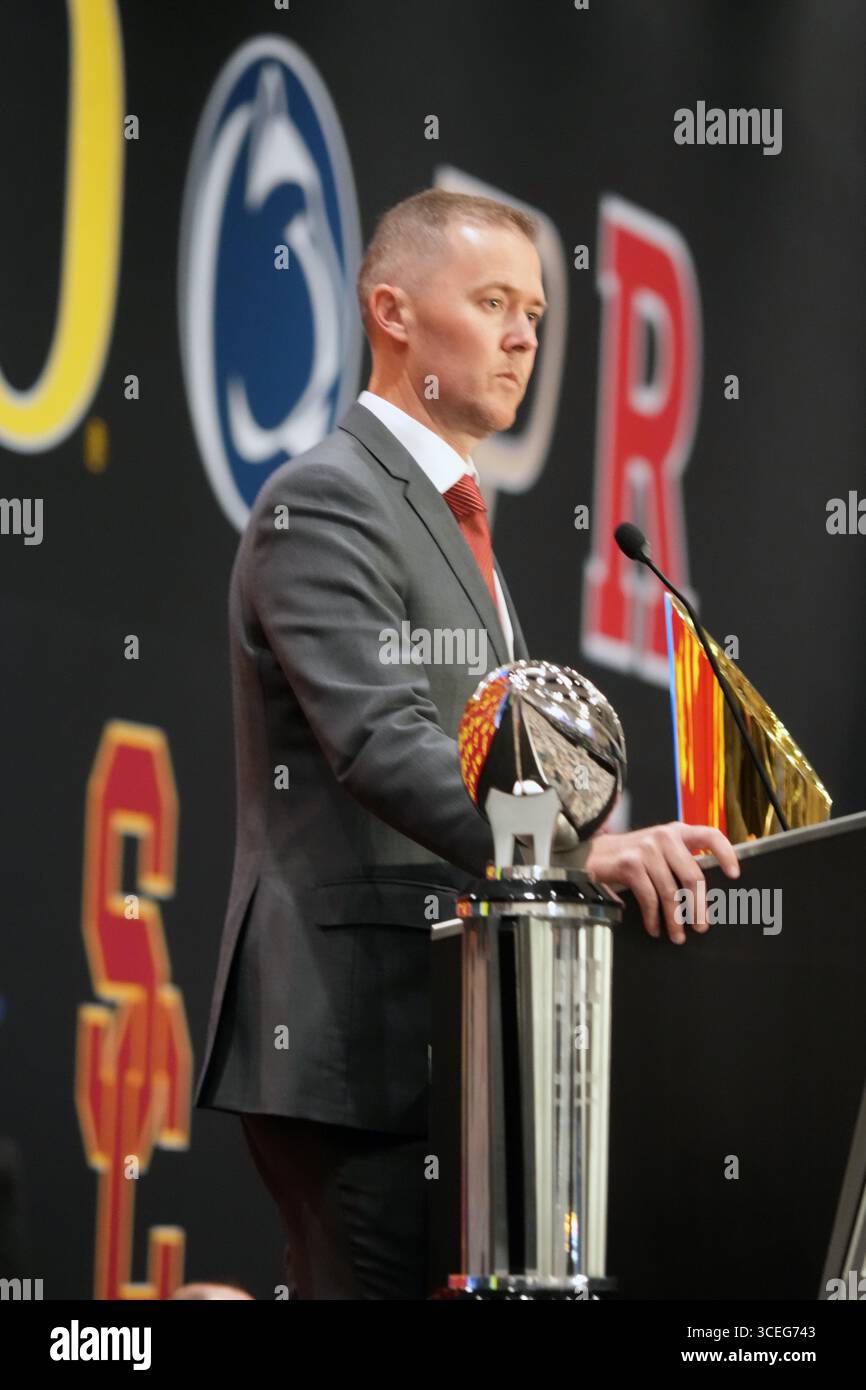 Southern California Trojans coach Lincoln Riley during Big Ten Football ...