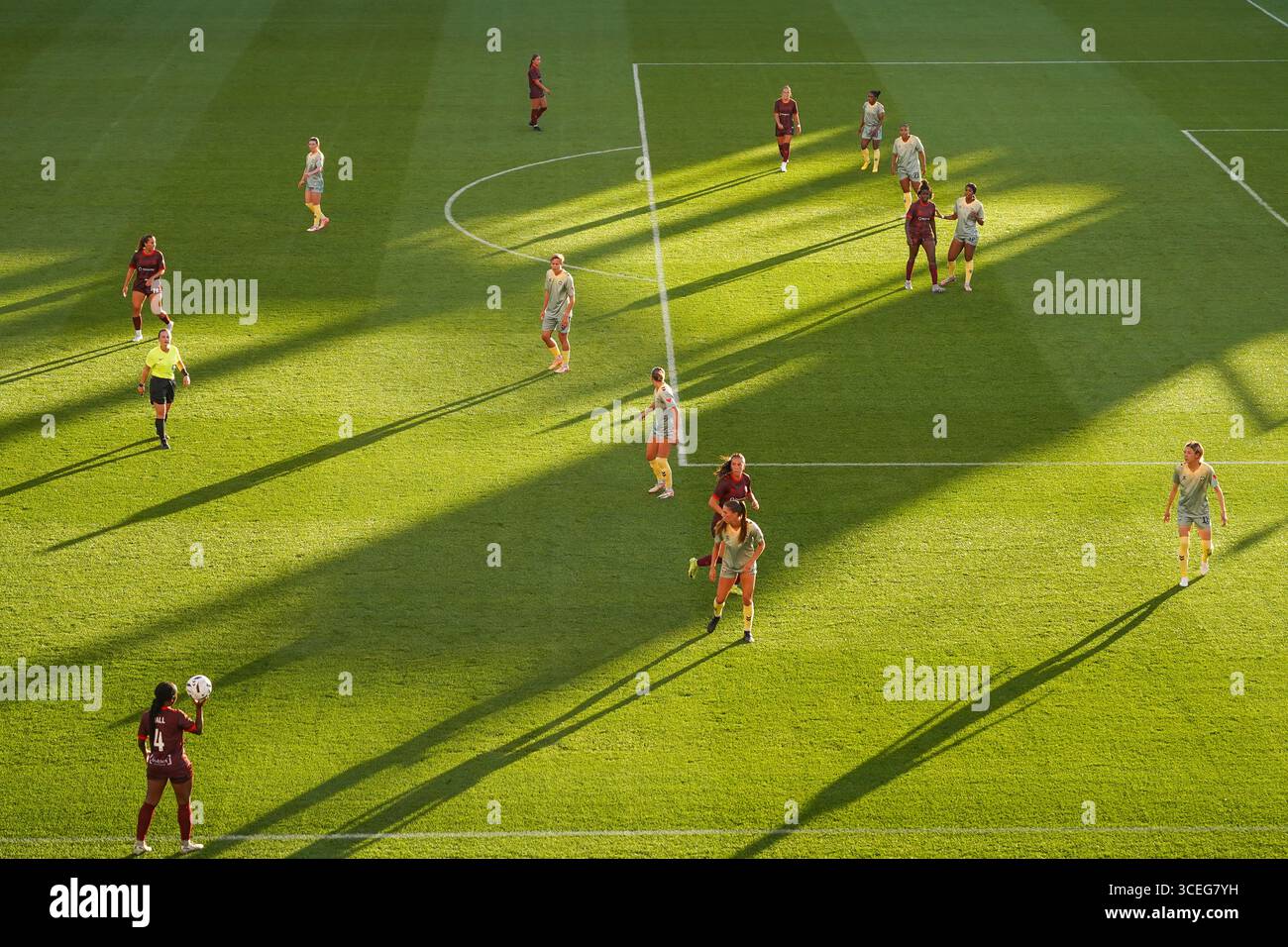 player1 and player2 action during the Northern Super League Match ...