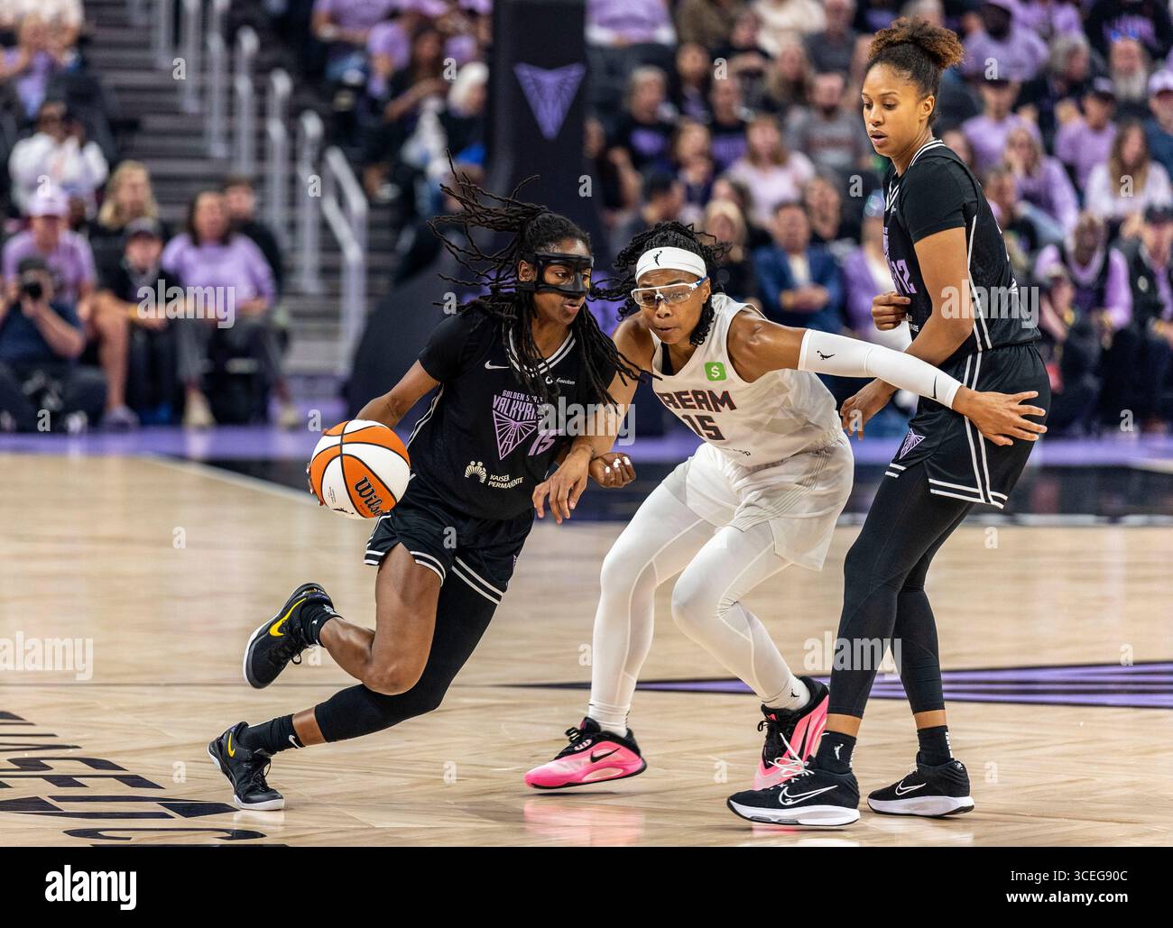 August 17 2025 San Francisco CA, U.S.A. Golden State Valkyries guard ...
