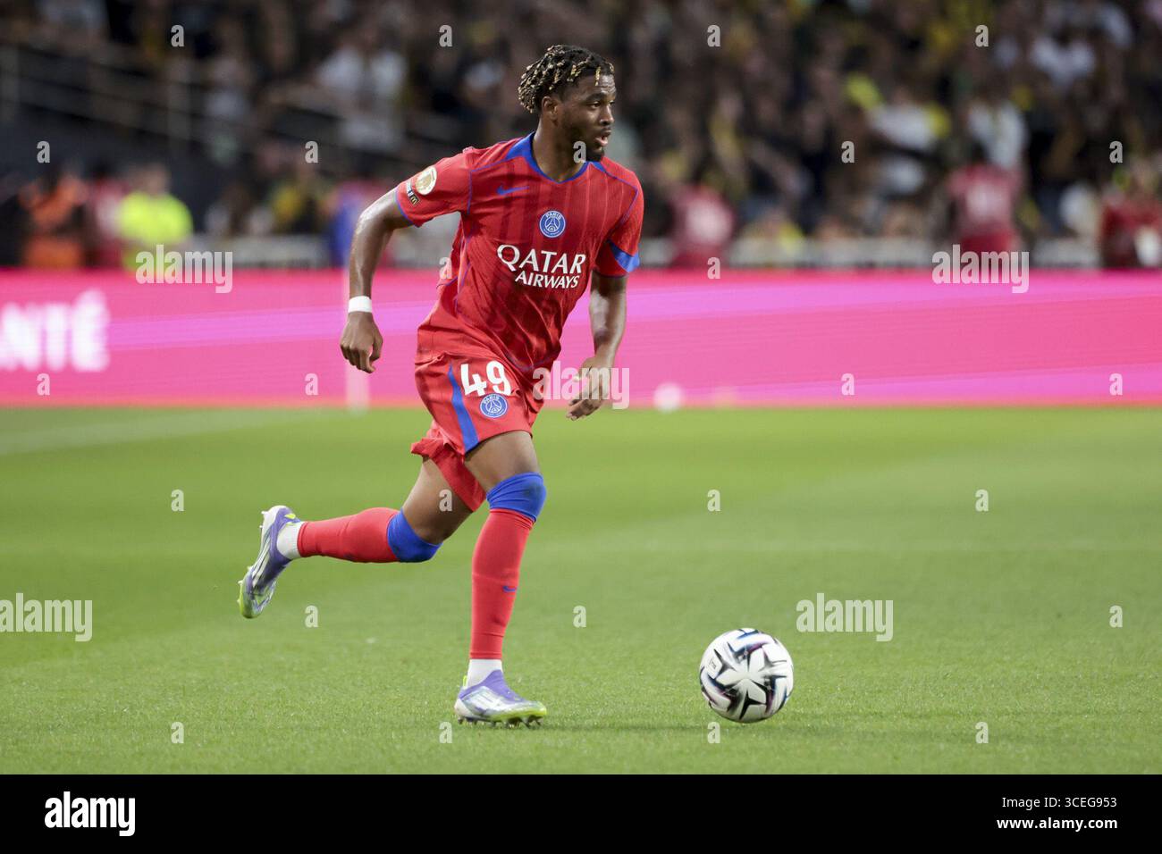Ibrahim Mbaye of PSG during the French championship Ligue 1 football ...